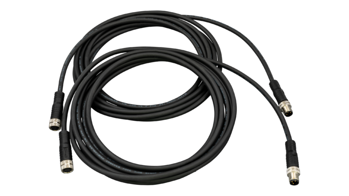 3 Pole Cable (M8 Circular Connector) For Victron Batteries ~ Current ...