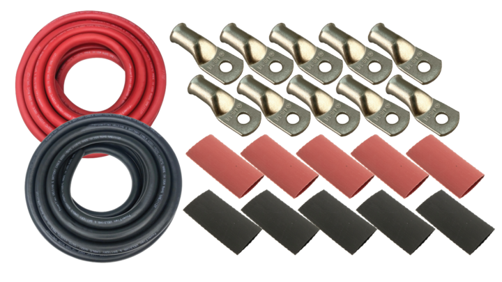 DIY Battery Cable & Lug Kit - 2 AWG ~ Current Connected